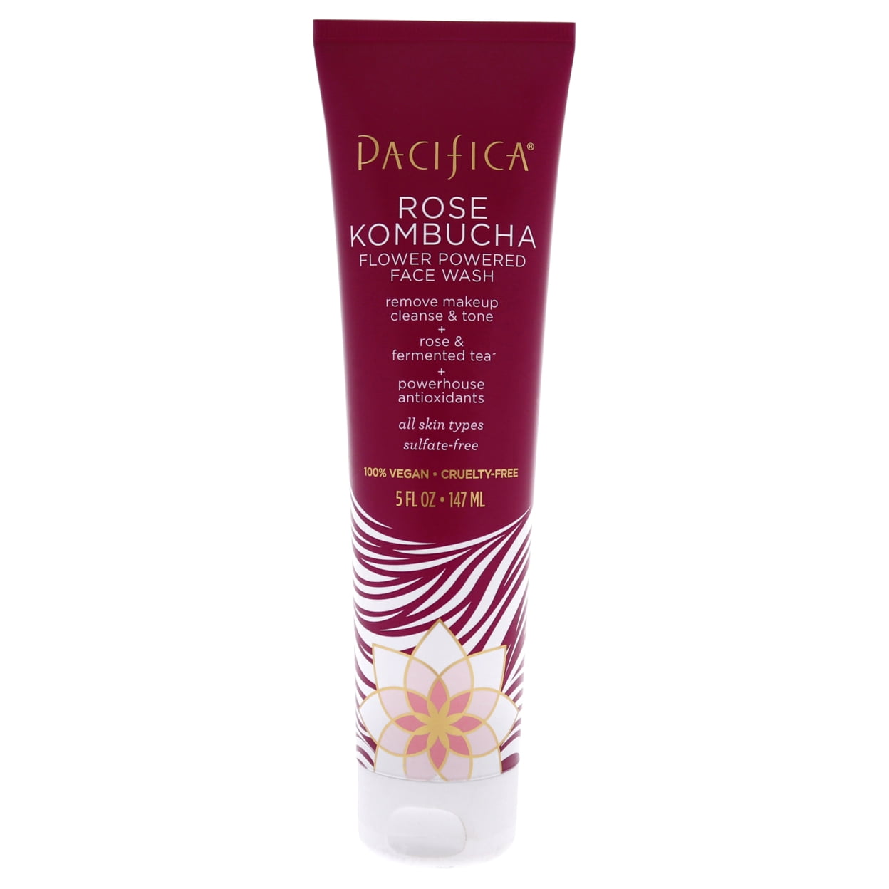 Pacifica Beauty Rose Kombucha Flower Powered Face Wash 5 oz - Walmart.com