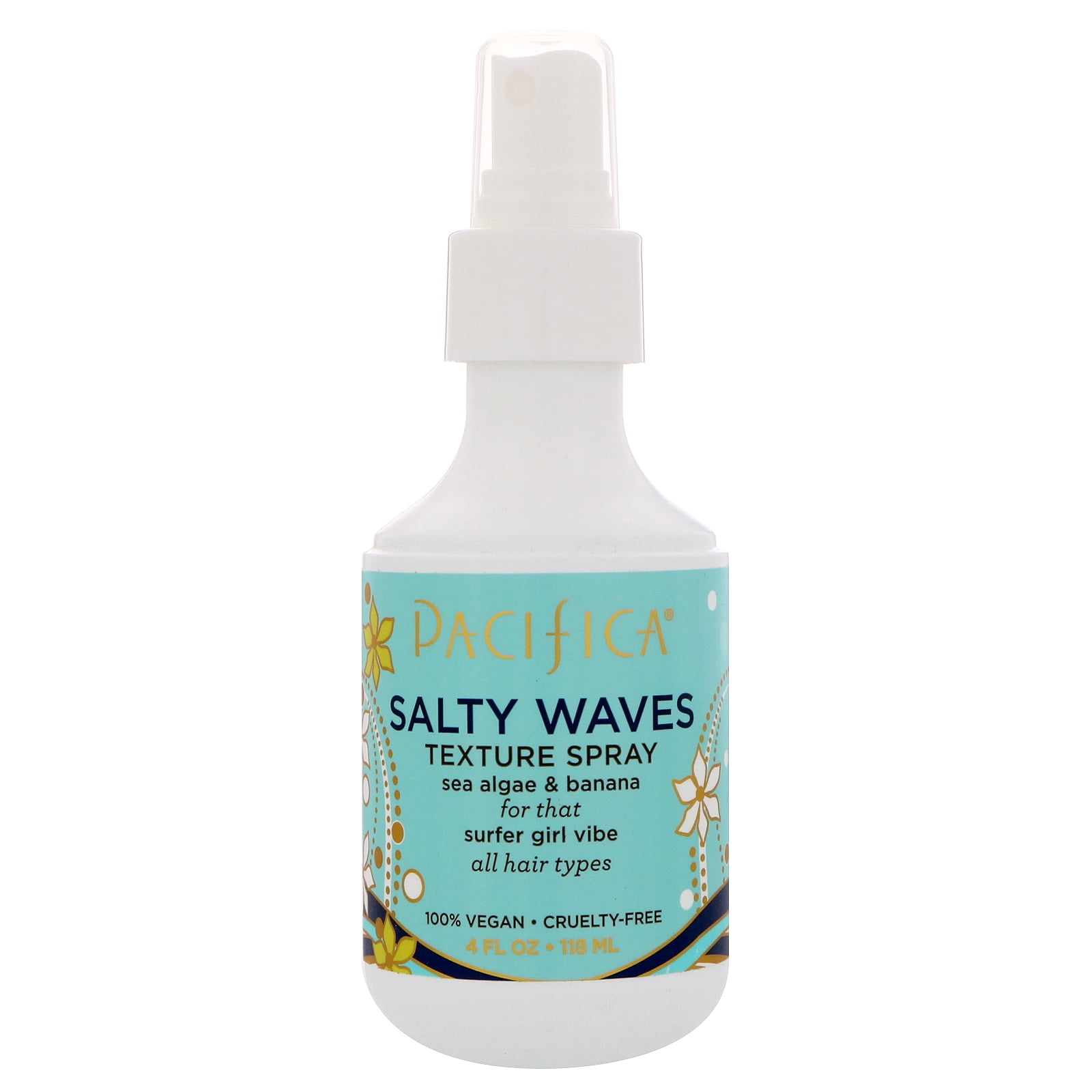Pacifica Salty Waves Texture Spray, Banana Coconut Scent, 4 oz, Sea ...