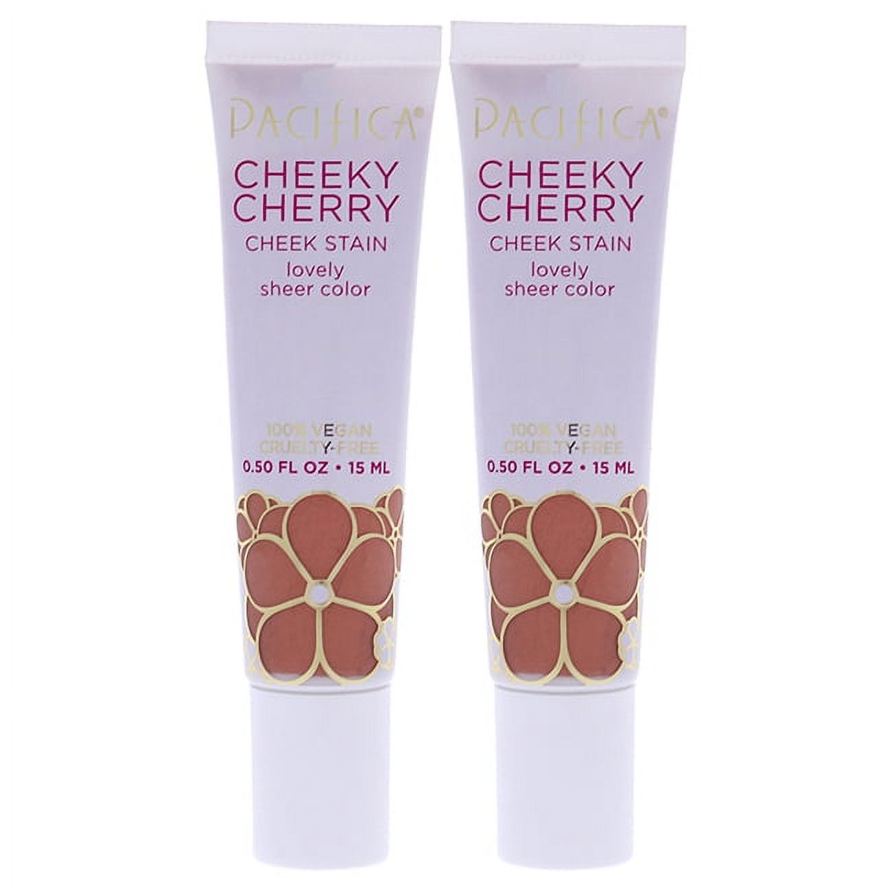 Pacifica Cheeky Cherry Cheek Stain - Sweet Cherry - Pack of 2, 0.50 oz ...