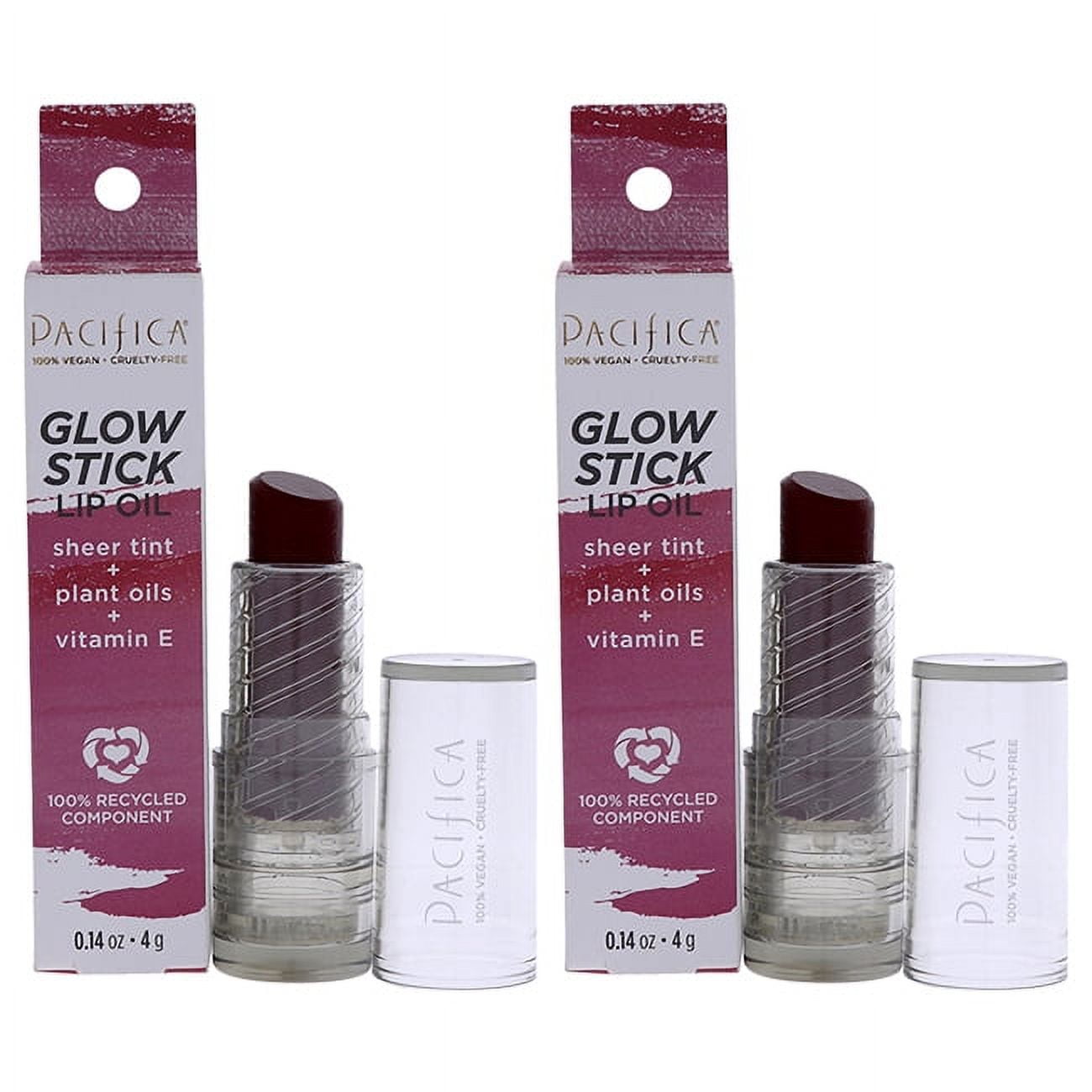 Pacifica Glow Stick Lip Oil - Crimson Crush - Pack of 2, 0.14 oz ...