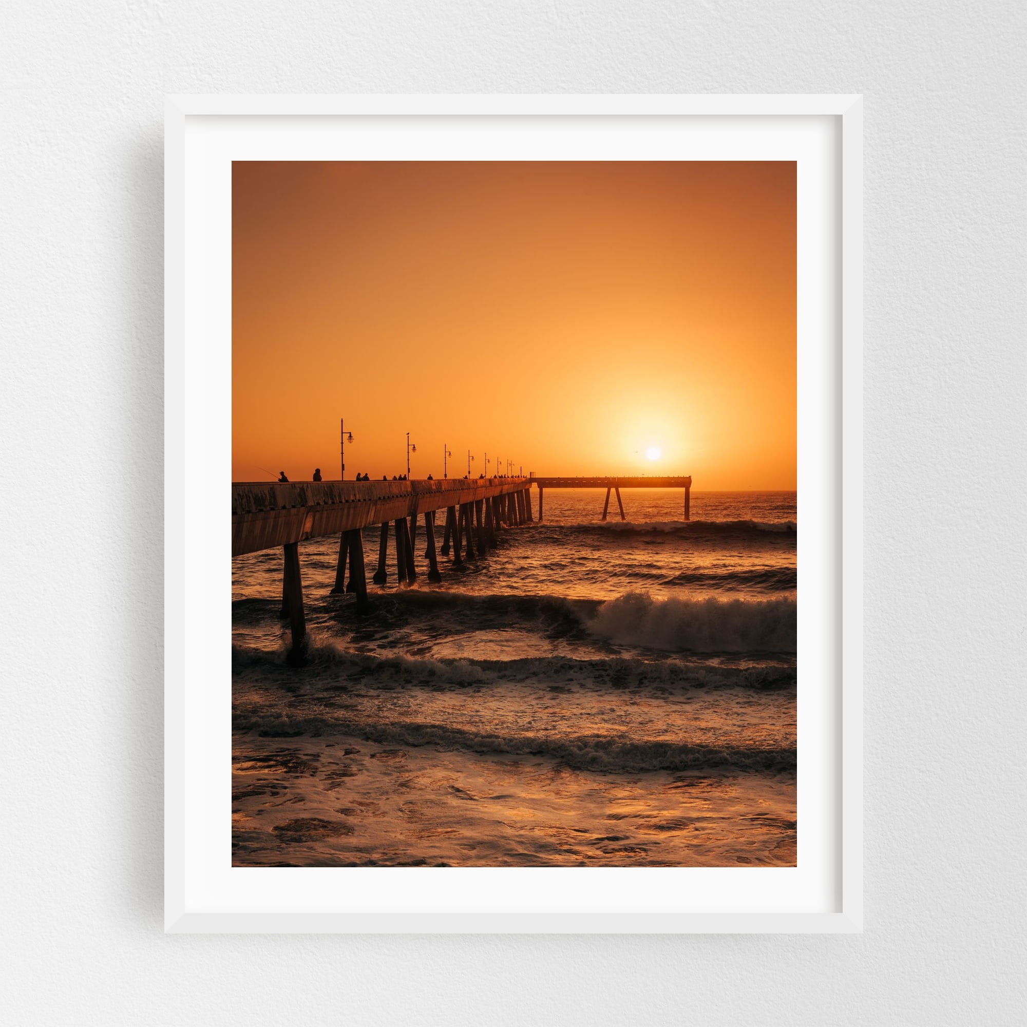 Pacifica Pier Sunset - Pacifica California Photography Sunset Ocean Coast Waves Beach Landscape ...