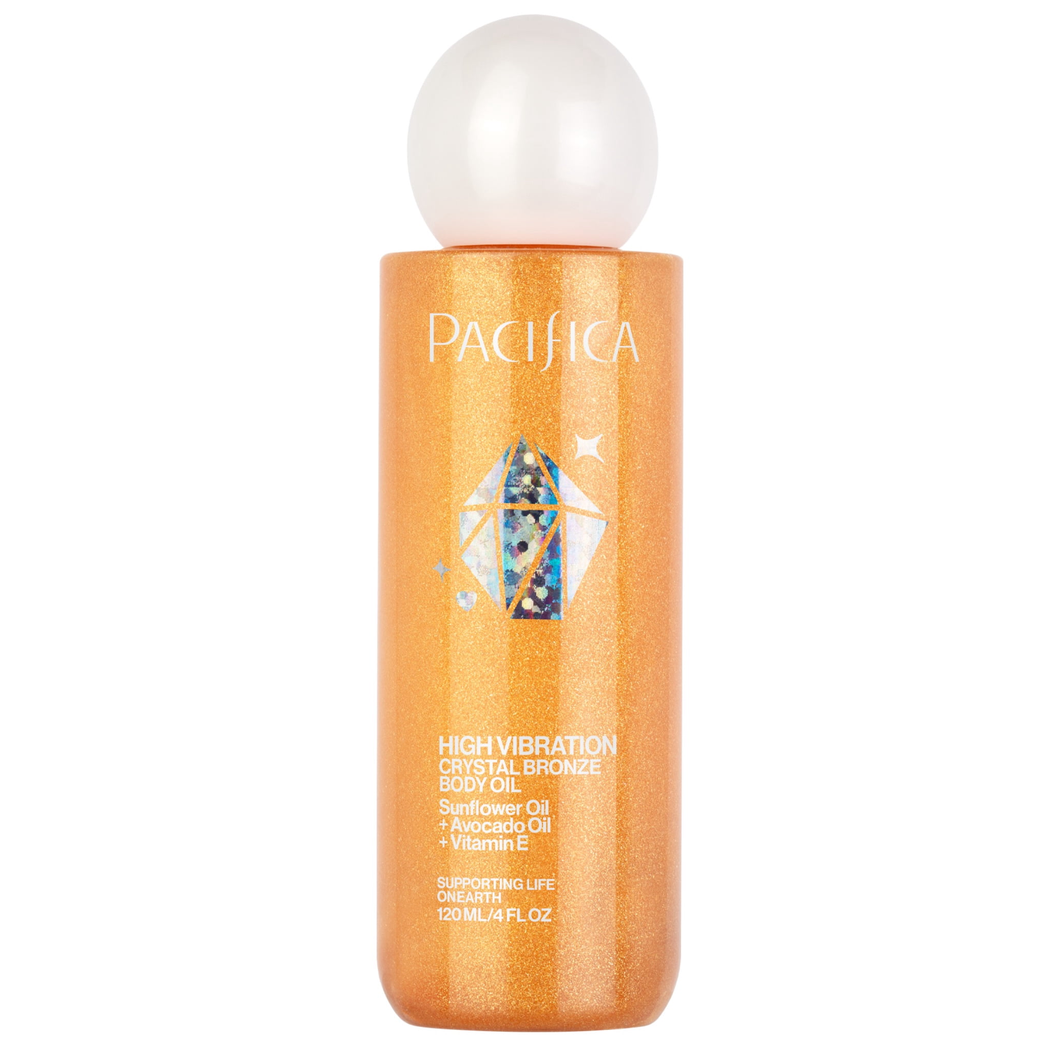 Pacifica Shimmering Body Oil Crystal Bronze 4oz - Walmart Business Supplies