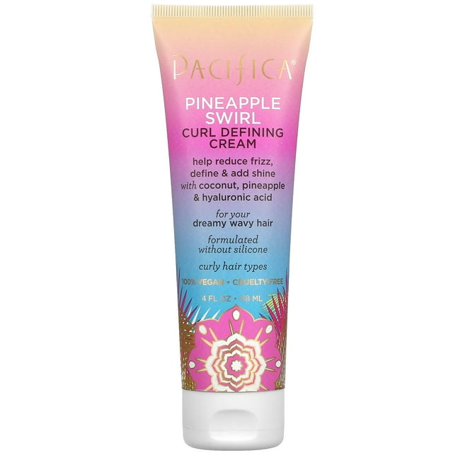 Pacifica Swirl Curl Defining Cream - Pineapple 4 oz Cream - Walmart.com