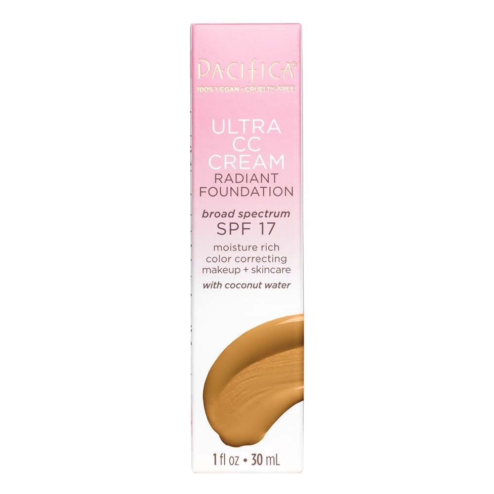Pacifica Ultra Cc Cream Radiant Foundation Spf 17 -Warm Medium - Each - Walmart.com