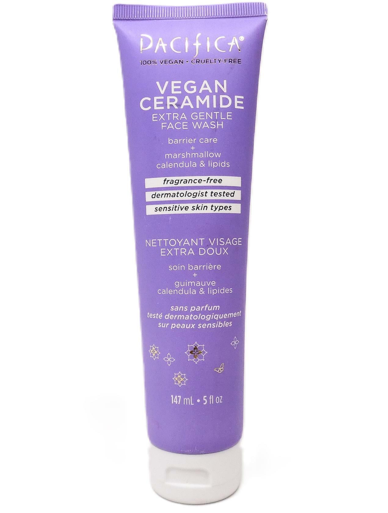 Pacifica Vegan Ceramide Face Wash, Extra Gentle, Fragrance-Free, 5 fl ...