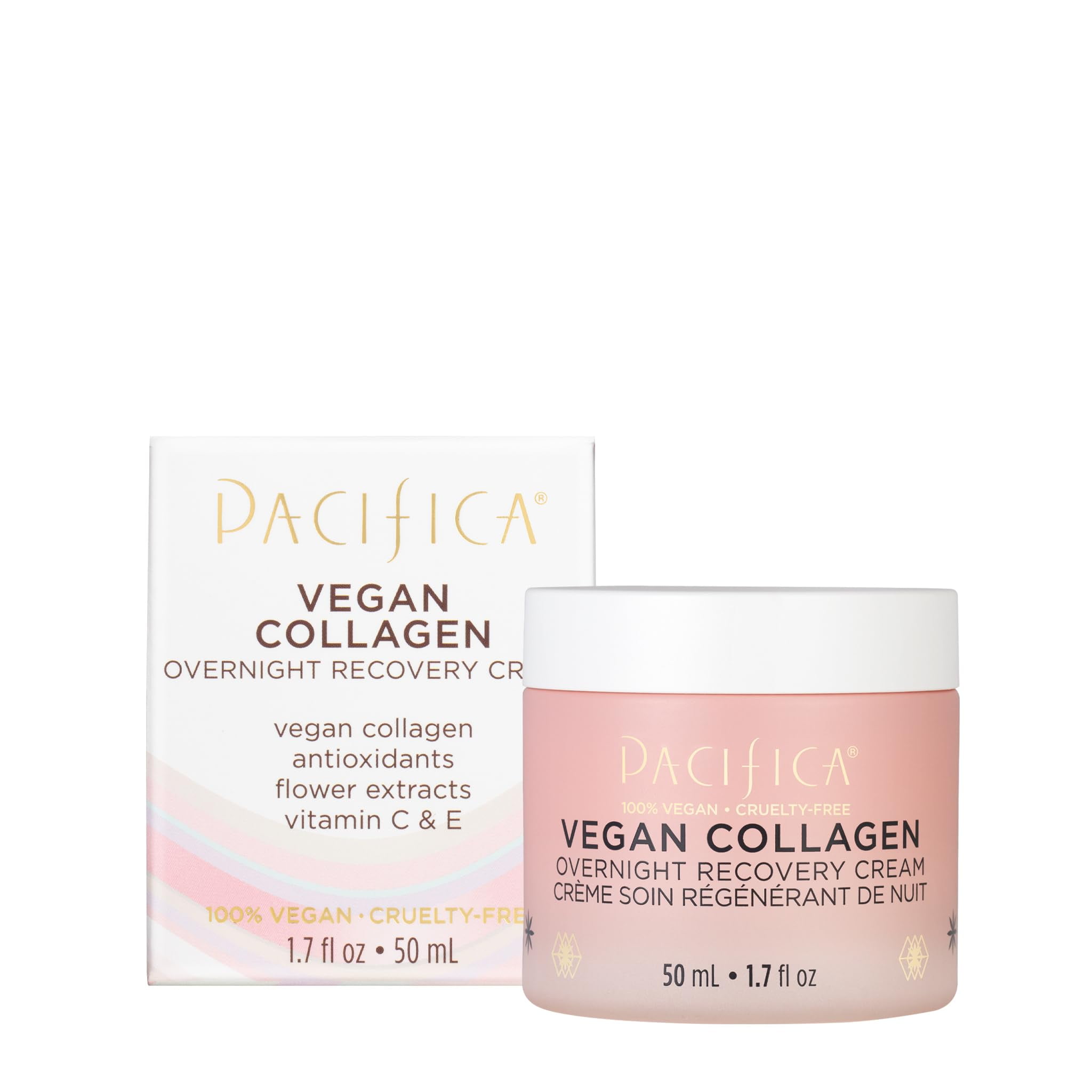 Pacifica Vegan Collagen Overnight Recovery Cream 1.7 Oz - Walmart.com