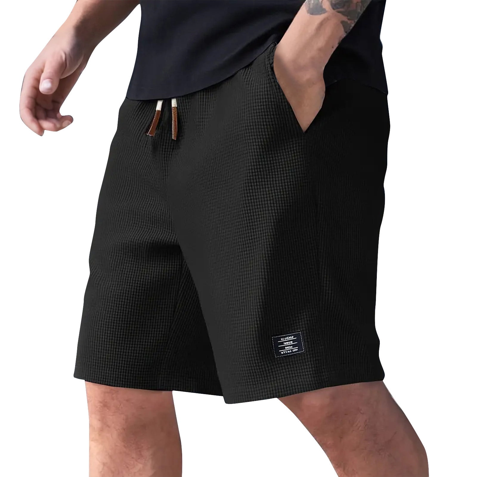Pacificozy Men's Shorts, Mokaloha Mens Shorts, Men's Jacquard Texture ...