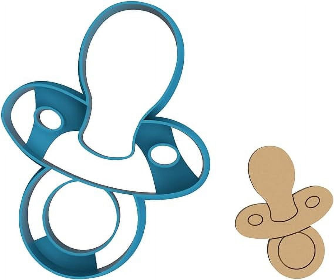 Pacifier Binky Cookie Cutter - Baby Shower Toddler Gender Reveal (0007 ...