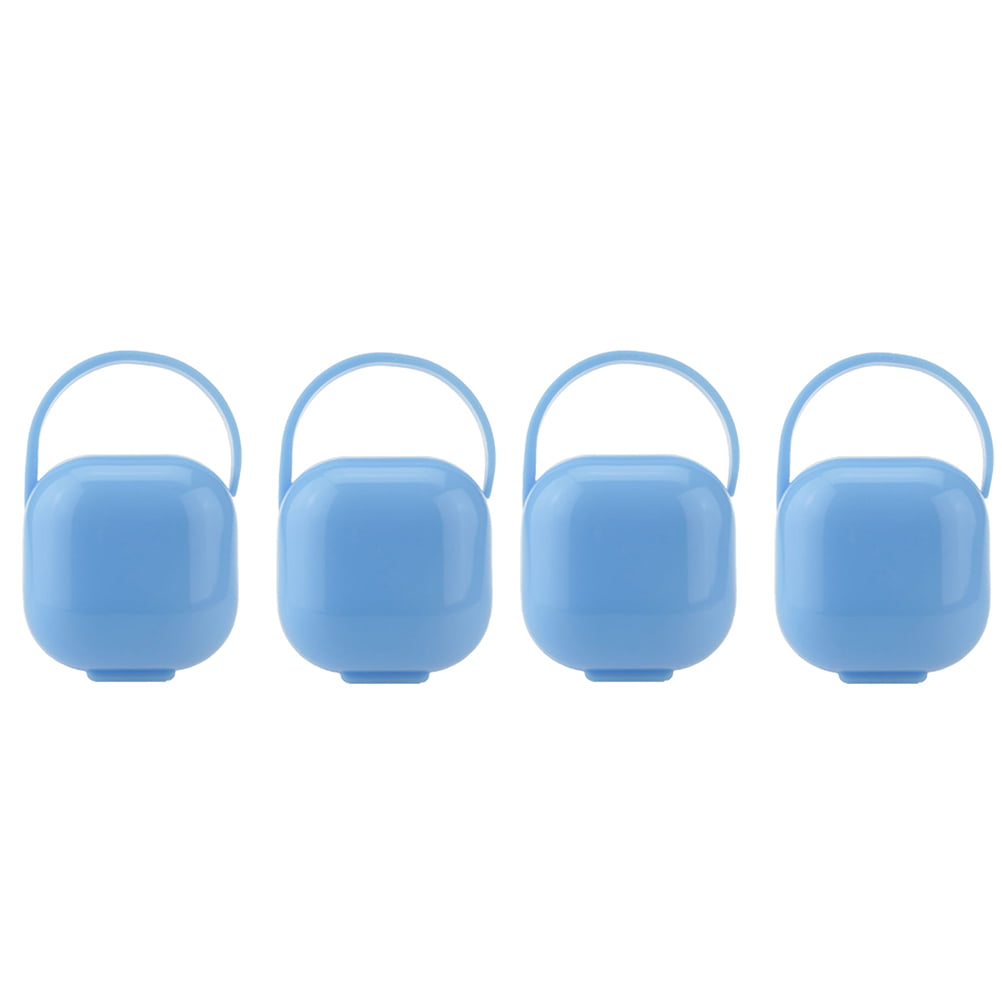 Pacifier Case 4pcs Pacifier Storage Boxes Portable Cases Dustproof Teat ...
