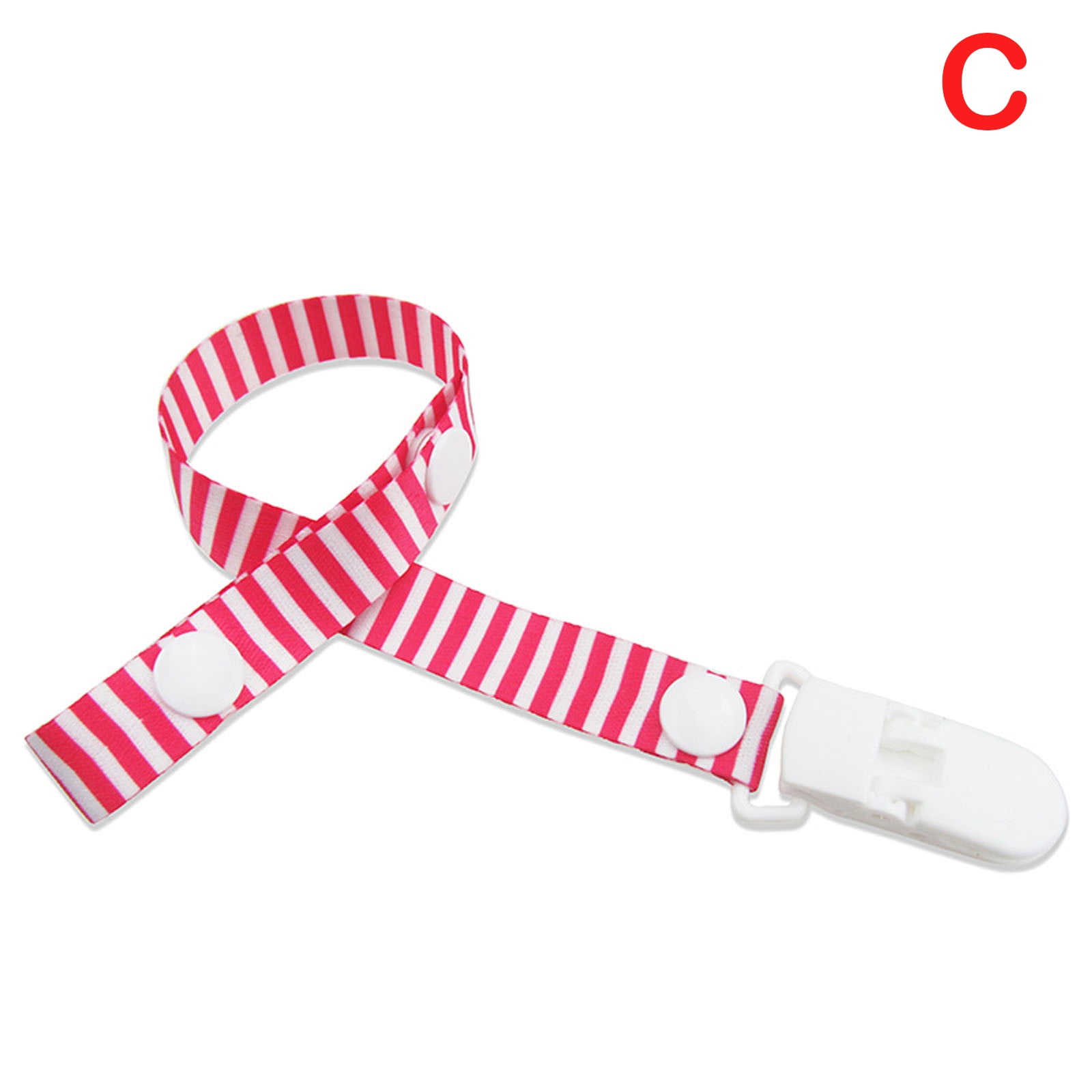 Pacifier Clips Baby Boy and Girl, Binky Clip Holder, Organic Cotton and ...