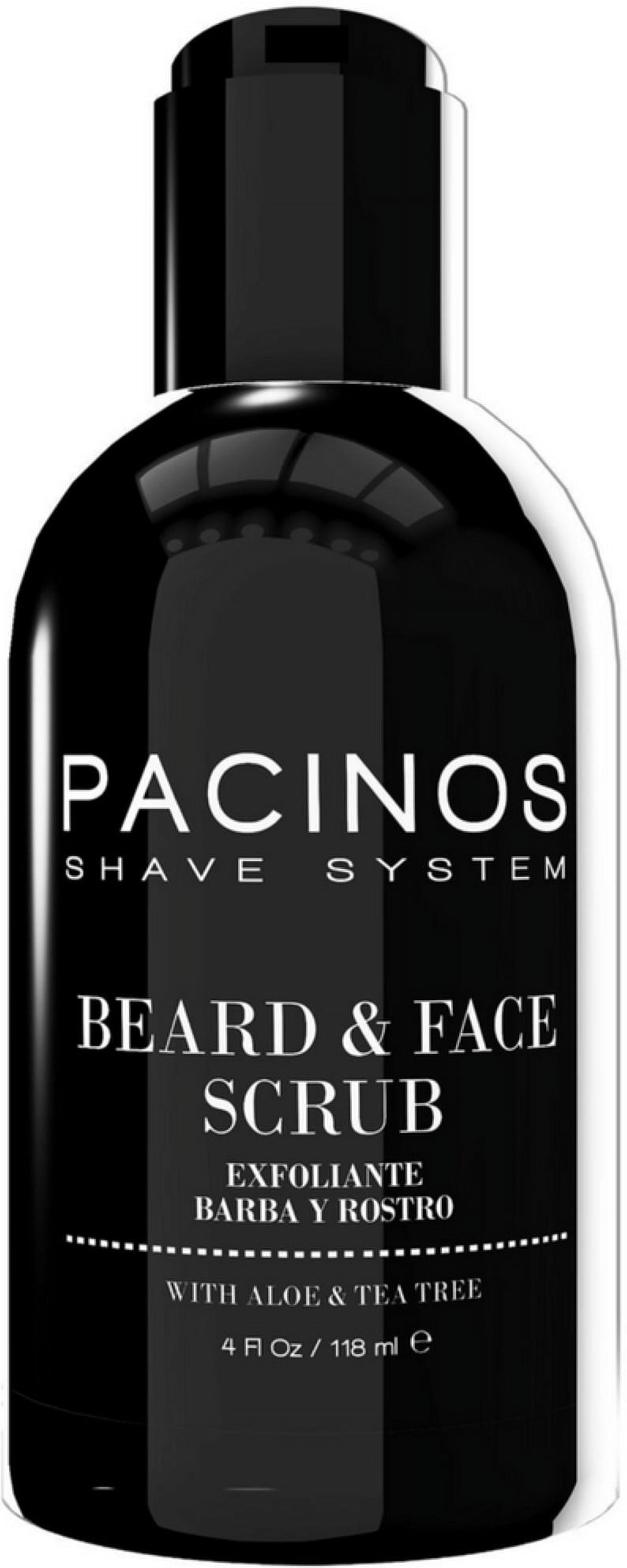 Pacinos Beard & Face Scrub Aloe & Tea Tree 4 oz Deep Cleanse - Walmart.com