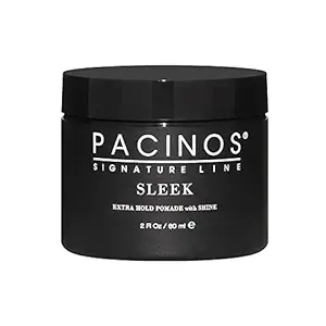 Pacinos Sleek - Signature Extra Hold Pomade with Shine, Long Lasting ...