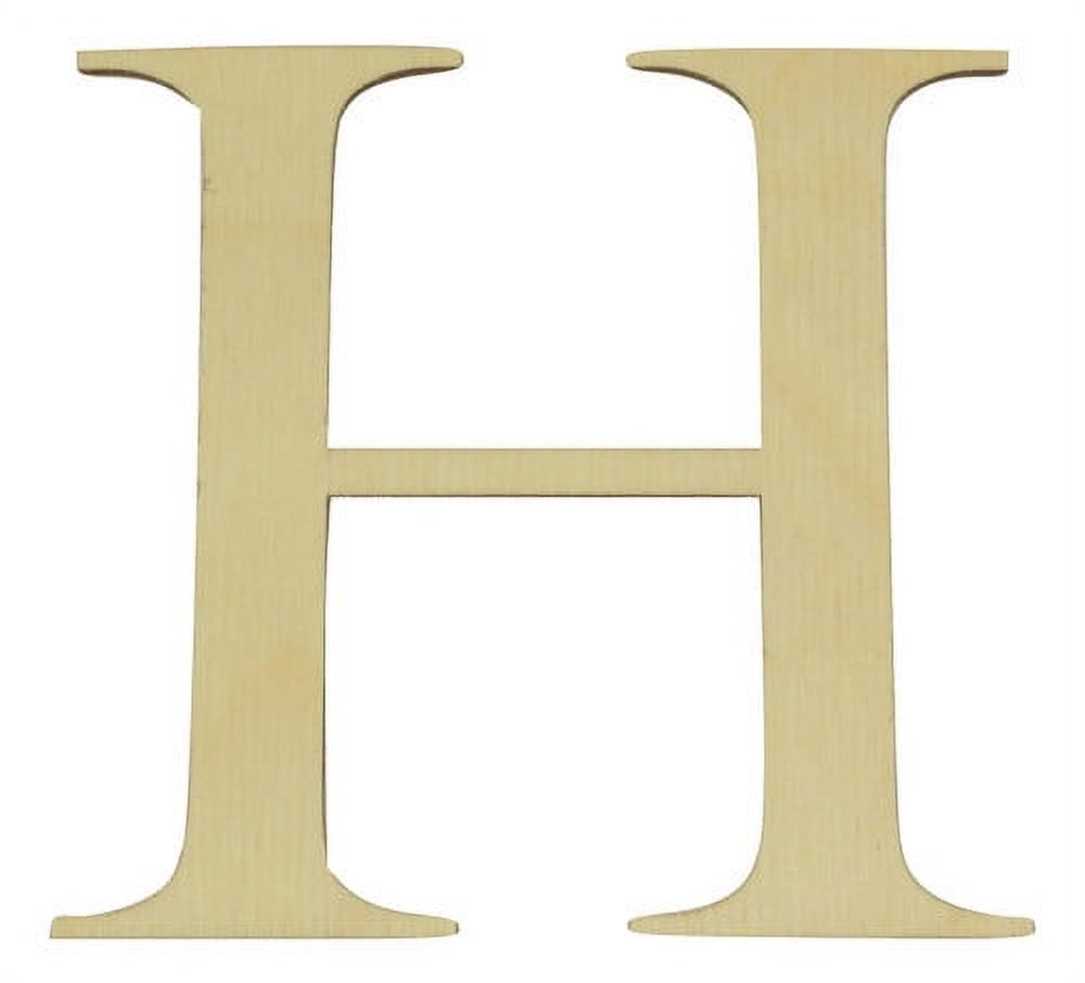 Pack of 1, 3 Inch x 1/8" Baltic Birch Eta Greek Letter for Wood Craft Project, Children or Adult ...