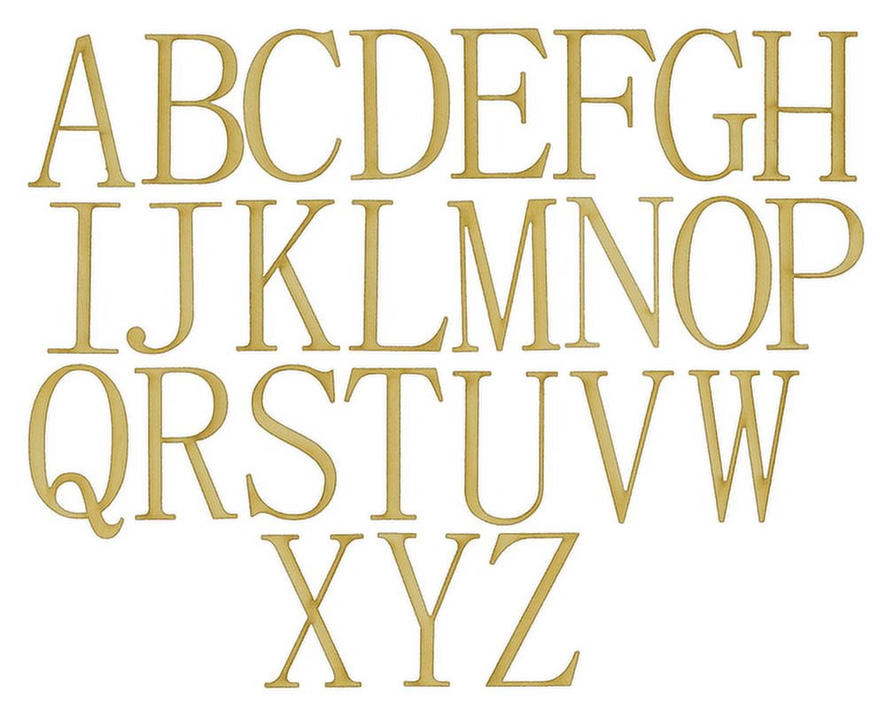 Pack of 1, 4 Inch x 1/4 Inch Y Fangsong Font Wood Letters for Wood ...