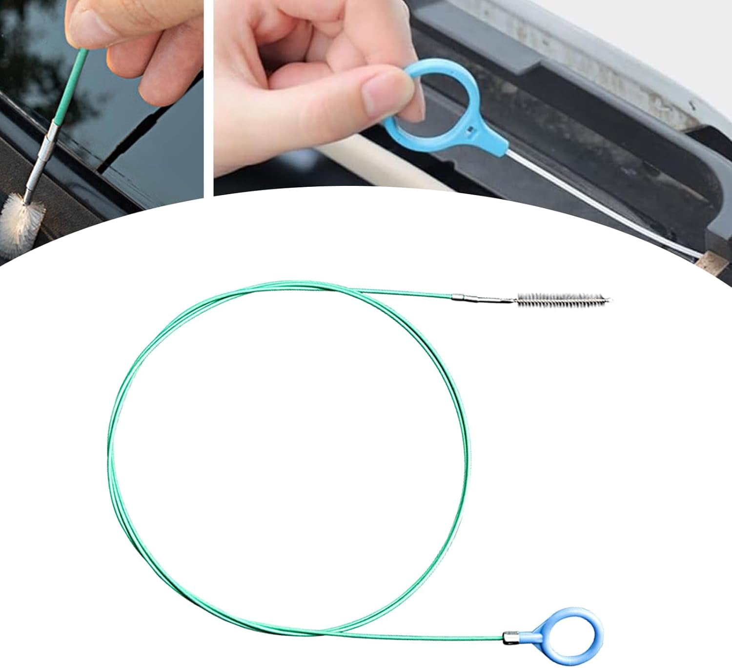 Pack-1 Car 9.8Ft Flexible Drain Hole Unblocker, Air Conditioning Pipe ...