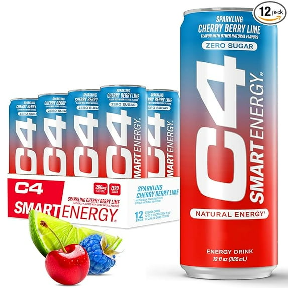 Pack of 1 Cellucor C4 Smart Energy Drink – Boost Focus and Energy with ...