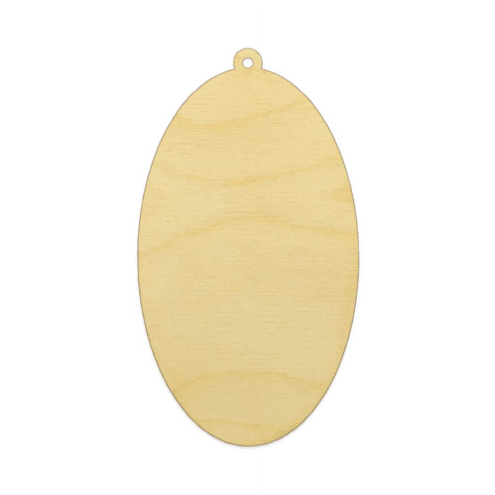 Pack of 1, Jumbo 10" x 18" x 1/4" Baltic Birch Plywood Oval Wood ...