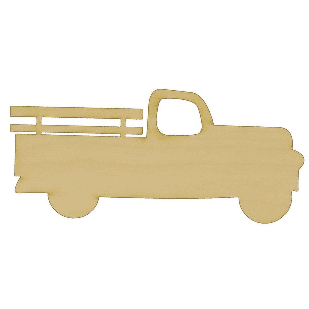Pack of 1, Large 12" x 5.5" x 1/8" Baltic Birch Plywood Pickup Truck ...