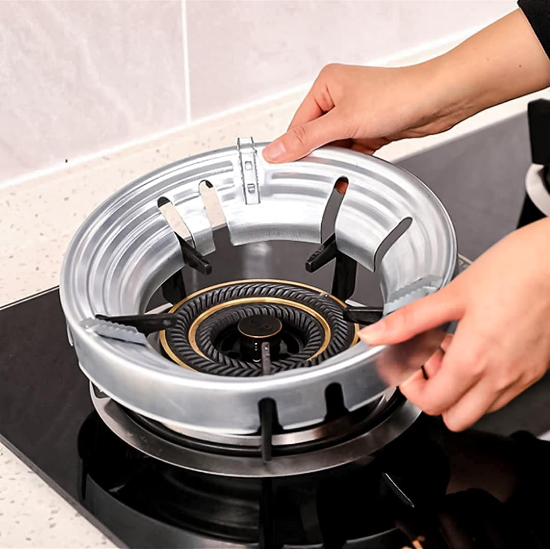 Pack of 1 Premium Gas Saver Burner Chula Stand Jali Ring Fire Wind ...
