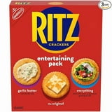 Pack of 1 RITZ Crackers Entertaining Variety Pack with Original ...