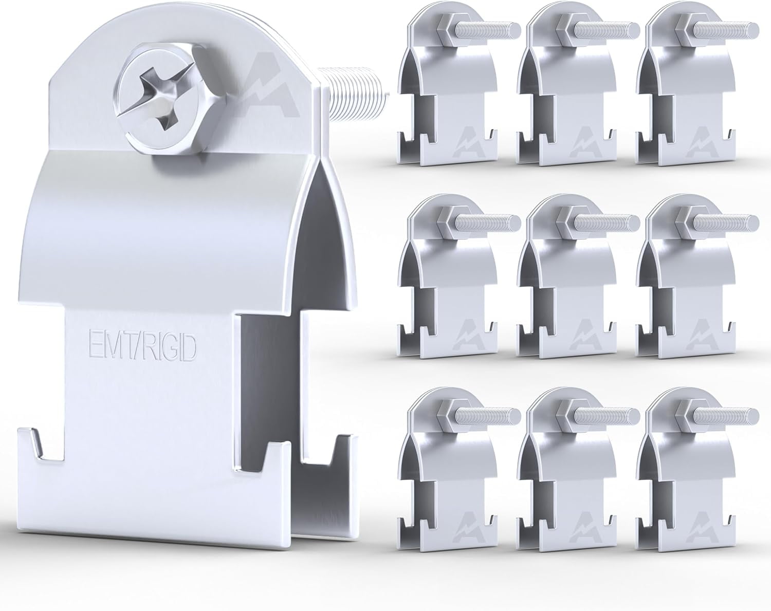 (Pack of 10) 3/4'' Rigid Strut Clamp, Durable Strut Clamps ...