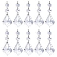 Pack of 10 Replacement Clear Maple Leaf Chandelier Crystal Prisms ...