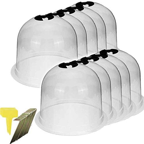 Pack of 10 Reuseable 10" Plastic Greenhouse Garden Bell Cover ...