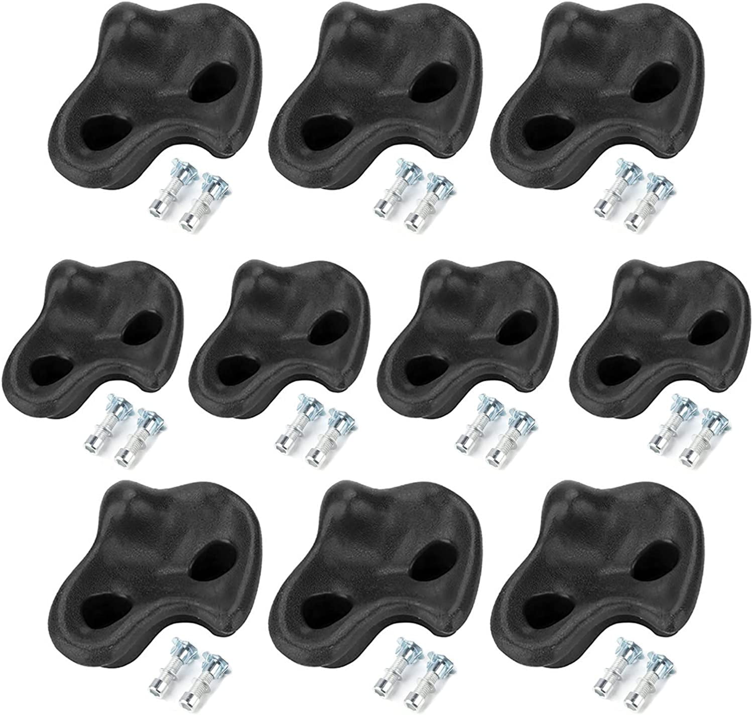 Pack of 10 Rock Climbing Holds for Kids and Adults,Rock Wall Grips for ...