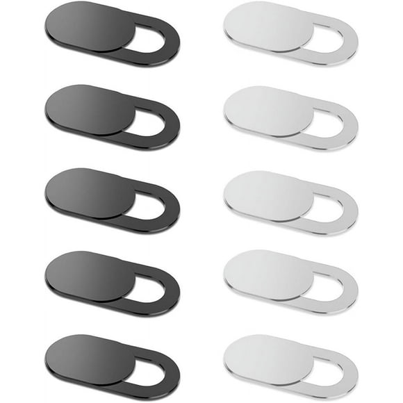 Camera Covers for Phones and Laptops in Black and Clear Styles