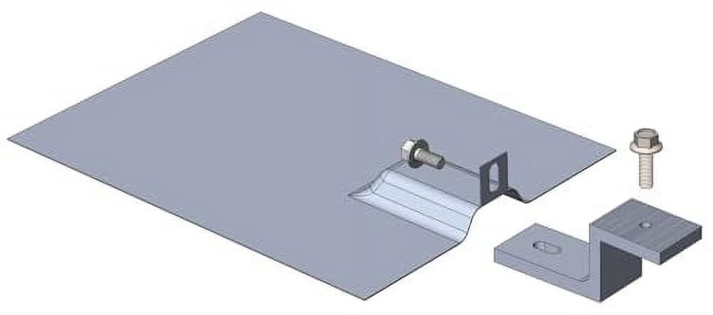 Pack 10 Z Bracket with Flashing for Solar Panel PV Module Mounting ...
