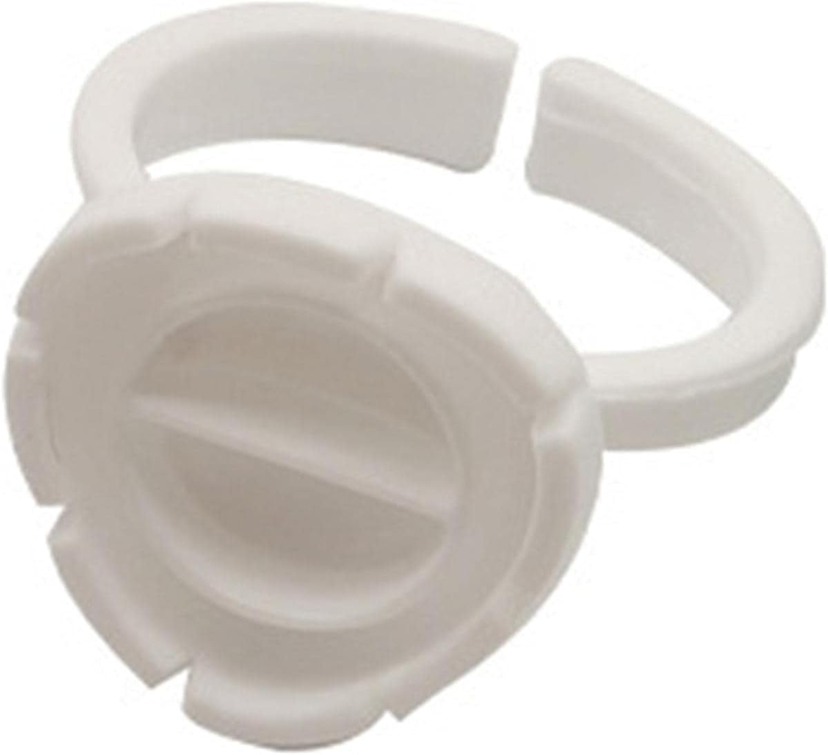 Pack of 100 Adhesive Rings, Adhesive Rings, Disposable Plastic Glue ...