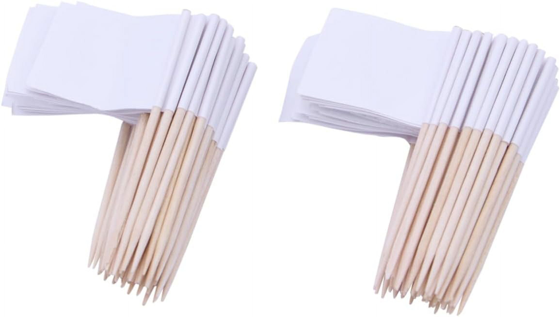 Pack 100 Flag Fruit Pick Toothpicks Party Cake Decorations Charcuterie ...