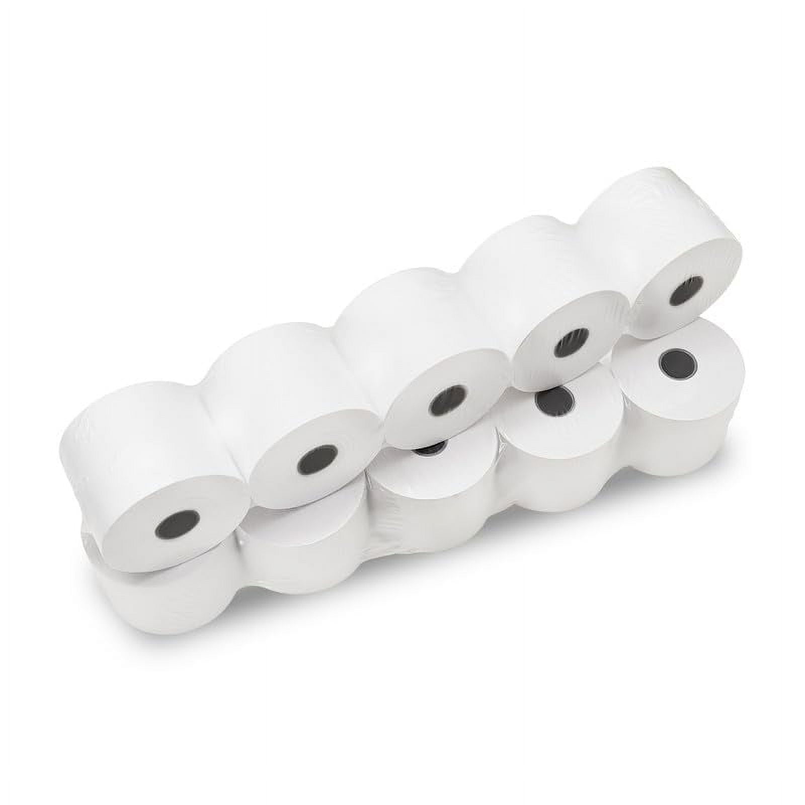 [Pack of 100 Rolls] Adding Machine Tape/Calculator Paper Rolls 2-1/4 x ...