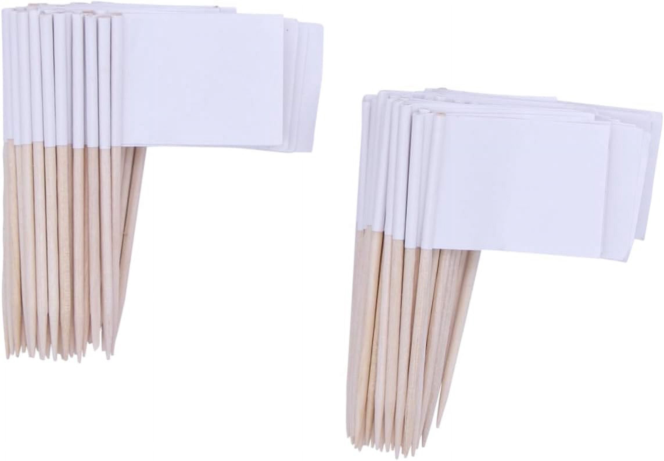 Pack 100 Triturador De Alimentos Toothpicks for Food Black and White ...