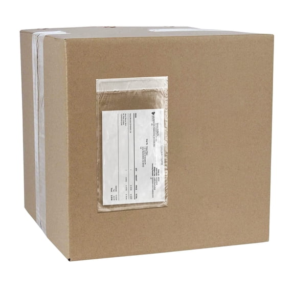 1000 Pack 5.5 x 10 Clear Packing List Envelopes, Self-Sealing Business ...