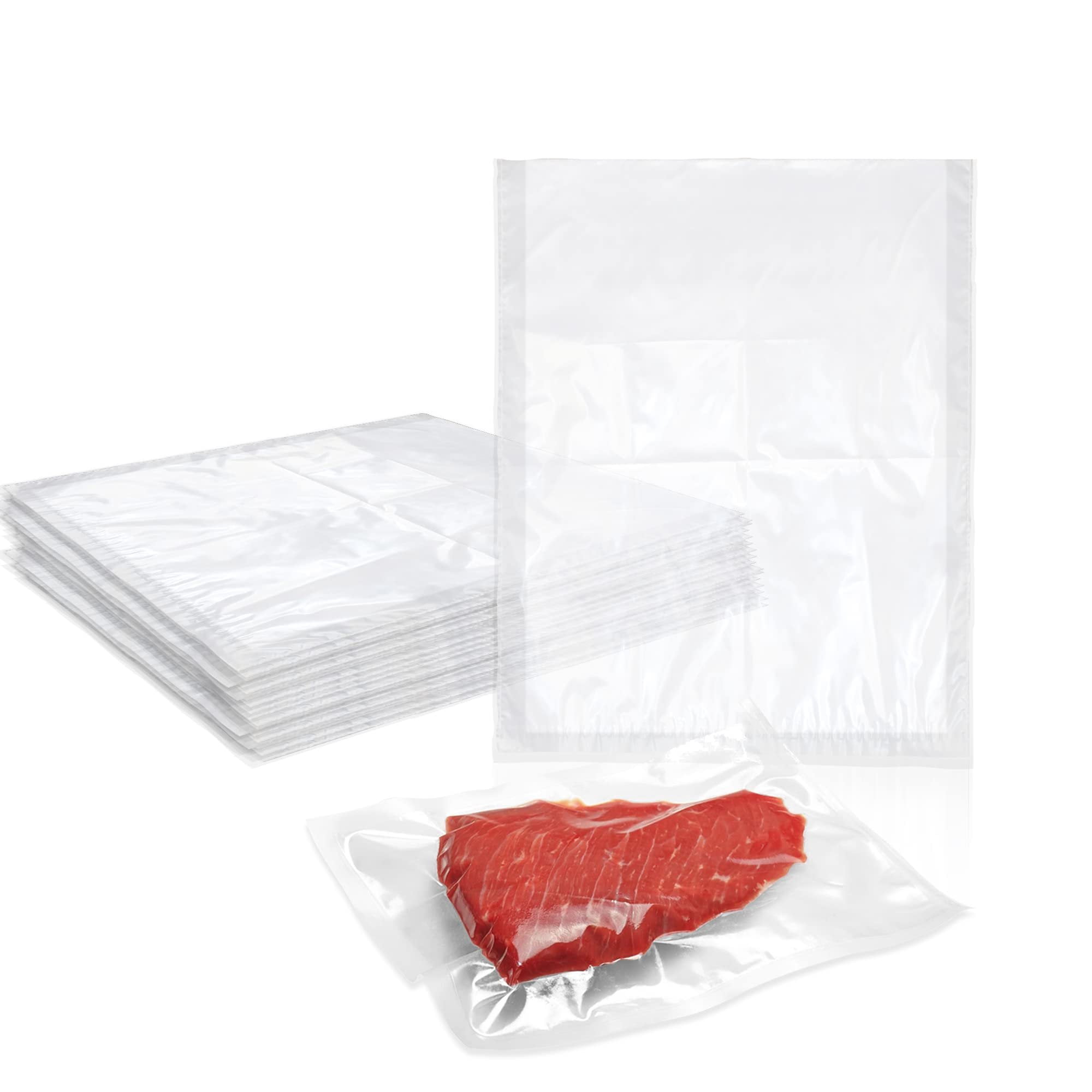 Pack of 1000 Laminated Vacuum Pouches, Clear 8 x 15. Poly-Nylon Vacuum ...