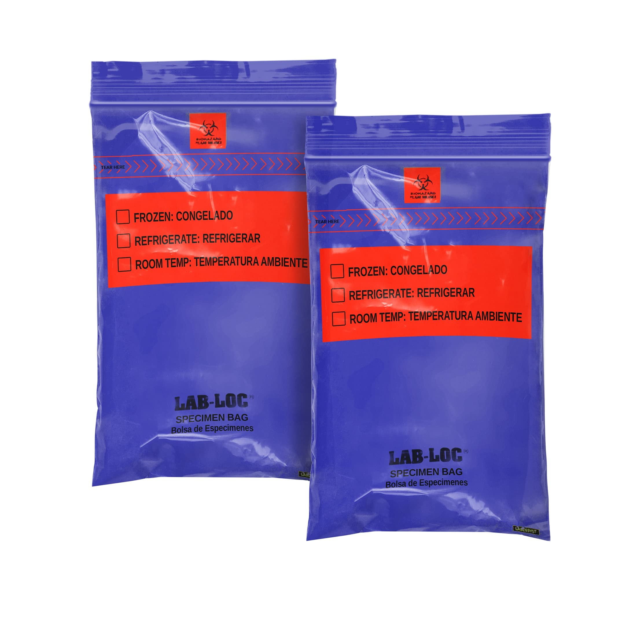 Pack of 1000 Specimen Transfer Bags 6 x 9. Low Density polyethylene ...