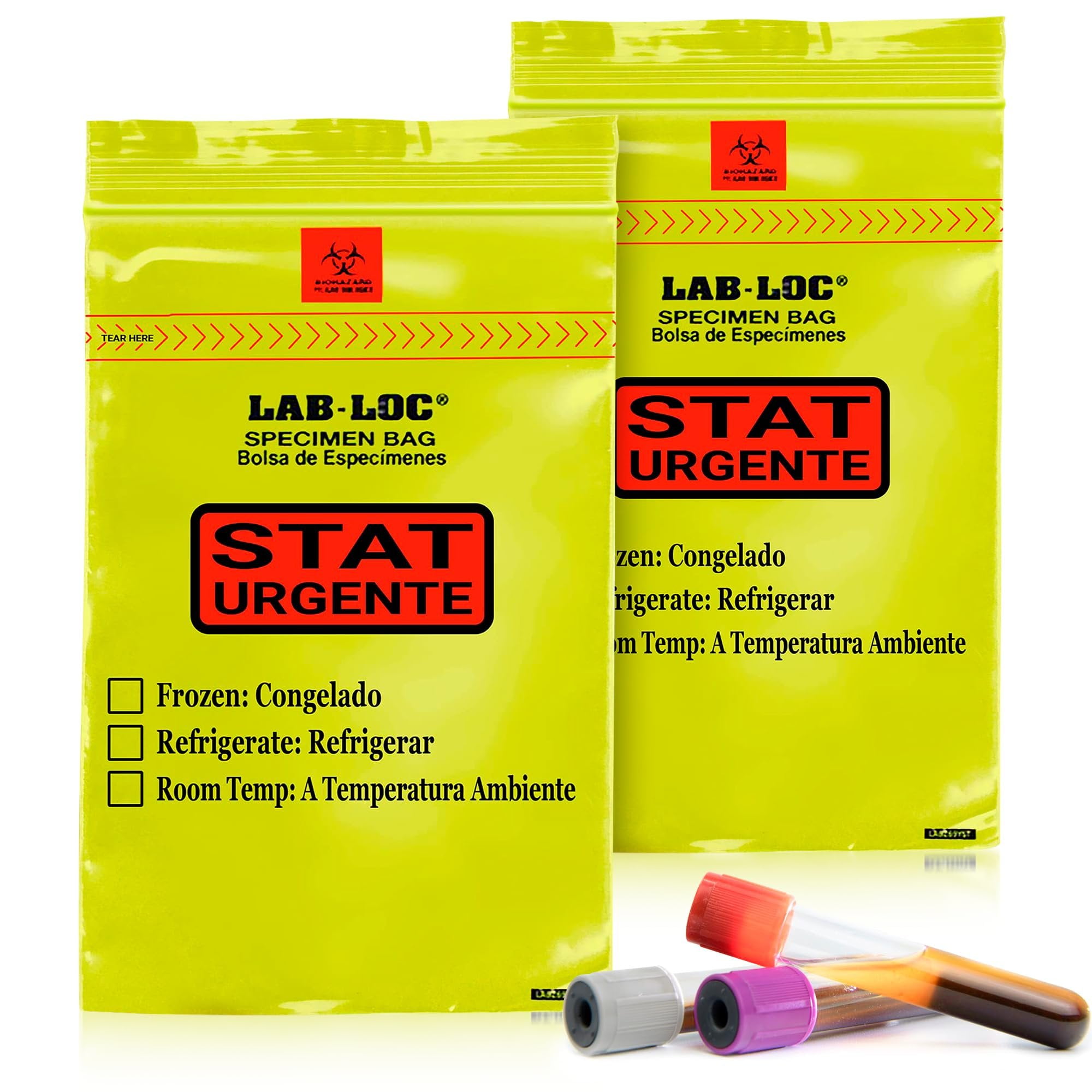 Pack of 1000 Specimen Transfer Bags 6 x 9. Low Density polyethylene ...