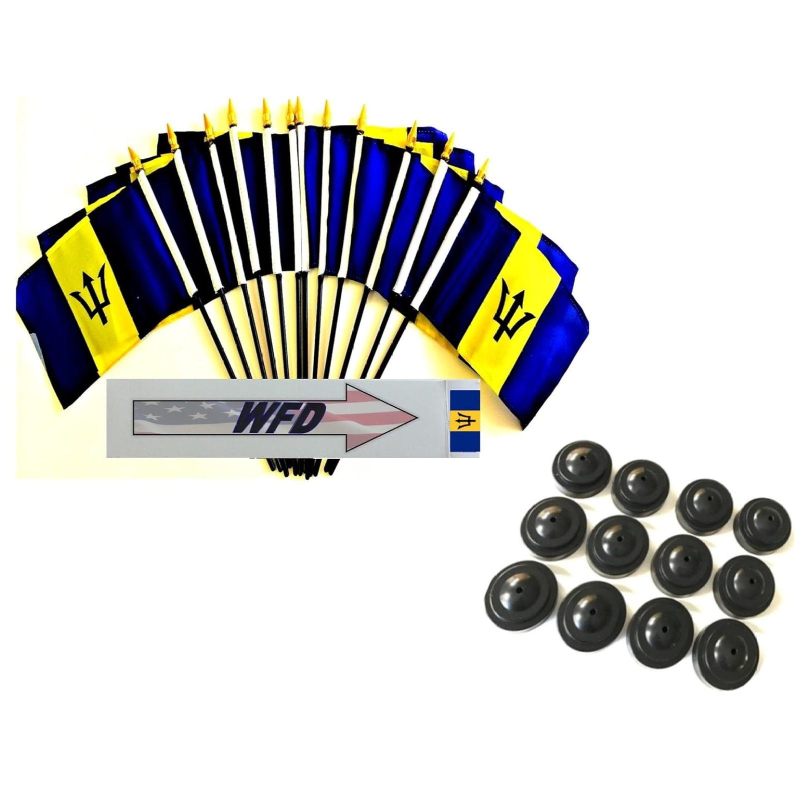 Pack of 12 4"x6" Barbados Polyester Miniature Office Desk & Little ...