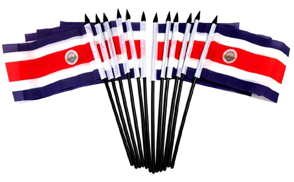 Pack of 12 4"x6" Costa Rica International Polyester Miniature Office ...