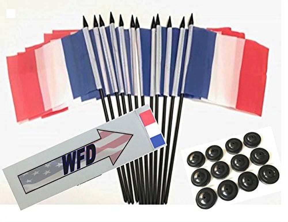 Pack of 12 4"x6" France Polyester Miniature Office Desk & Little Table ...