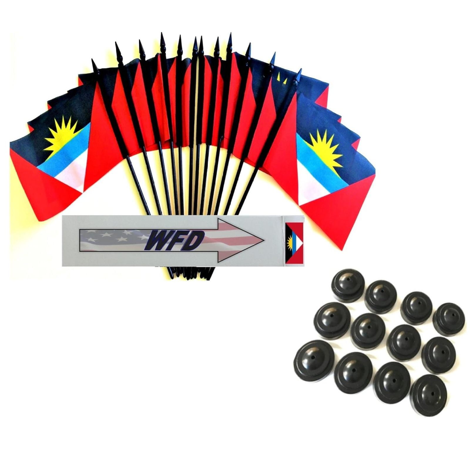 Pack of 12 4"x6" International Polyester Miniature Office Desk & Little ...