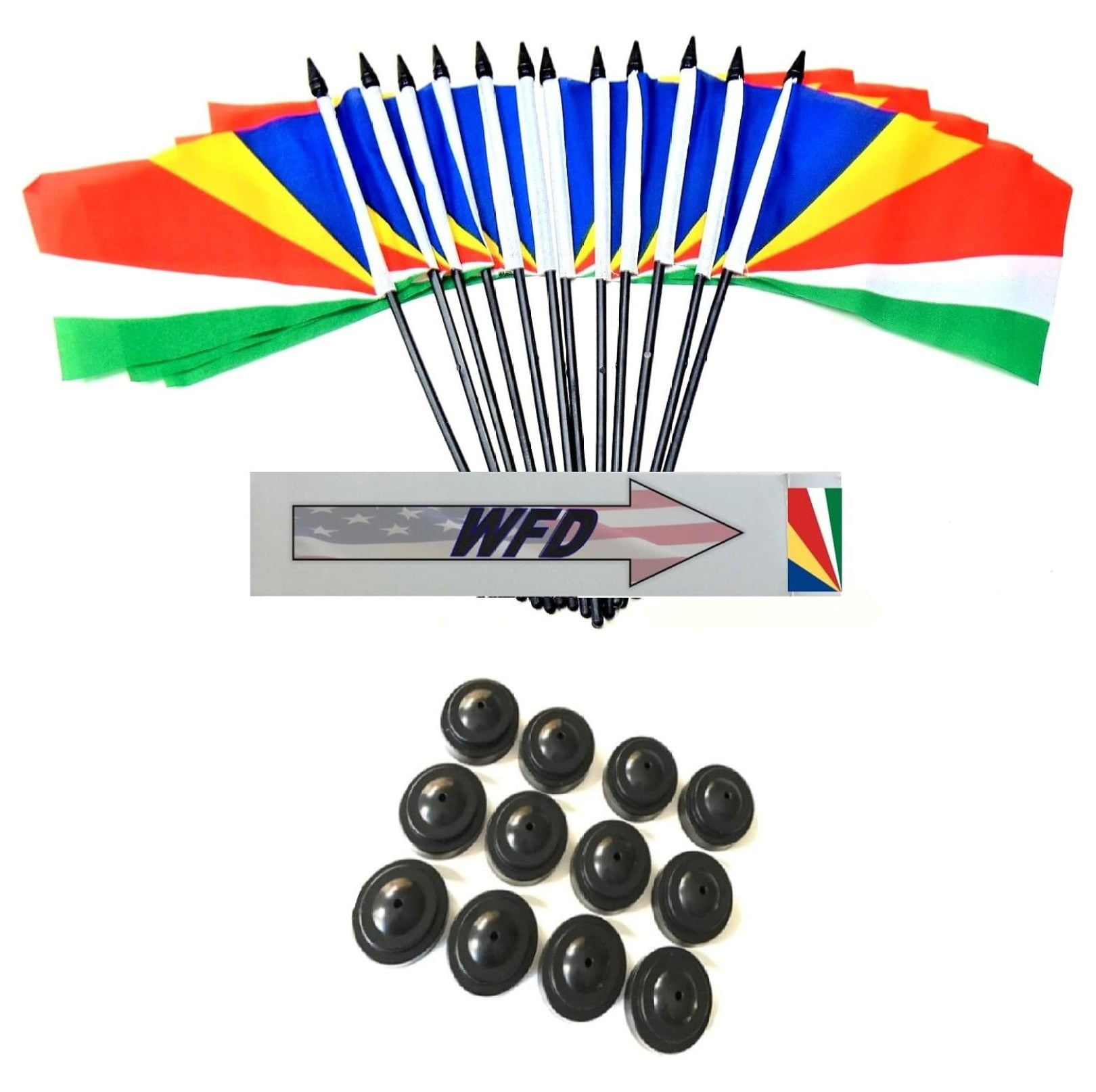 Pack of 12 4"x6" Seychelles Polyester Miniature Office Desk & Little ...