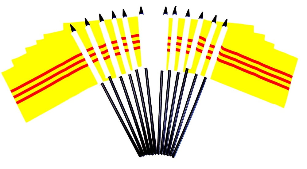 Pack of 12 4"x6" South Vietnam International Polyester Miniature Office ...