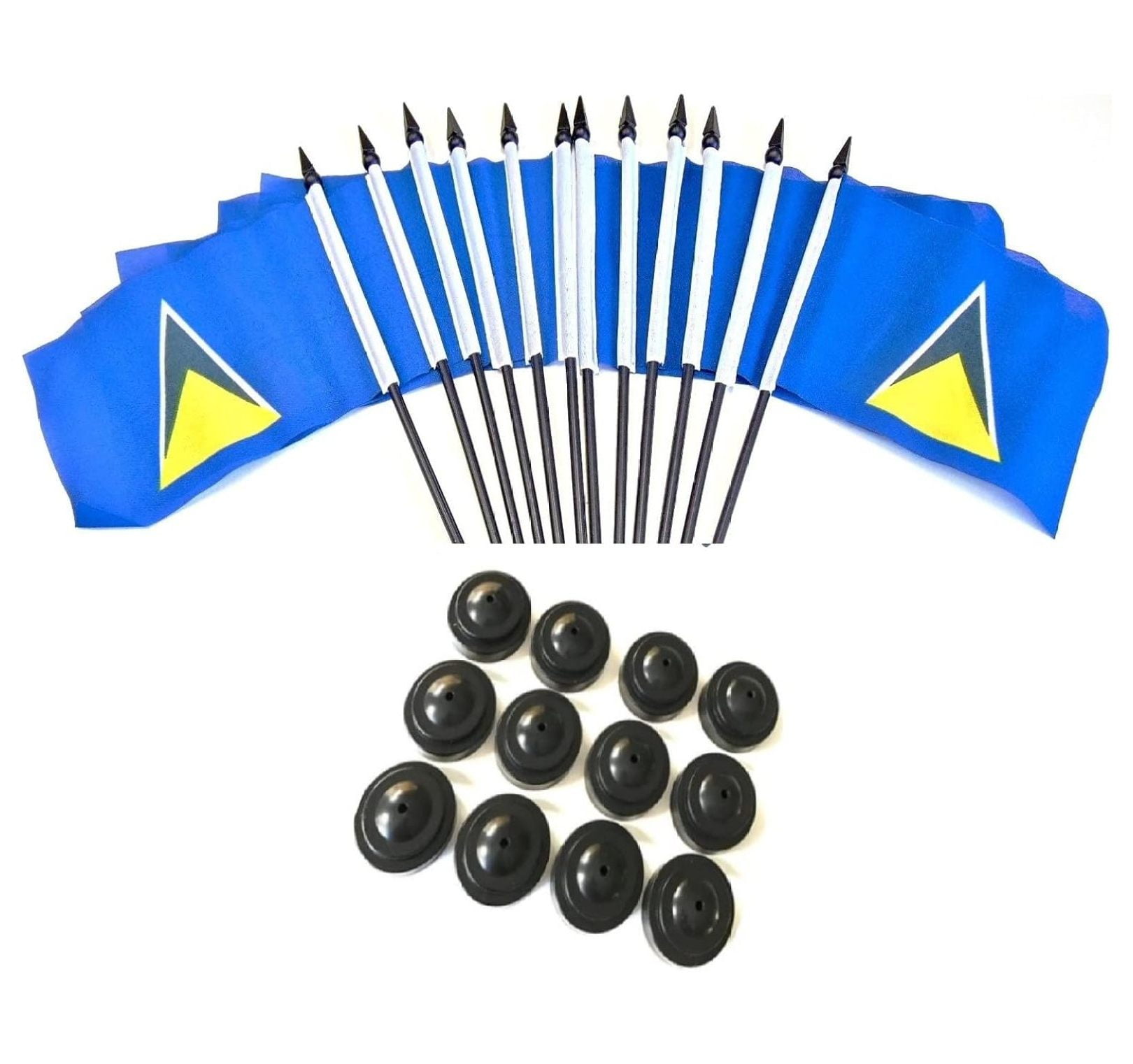 Pack of 12 4"x6" St Lucia Polyester Miniature Office Desk & Little ...