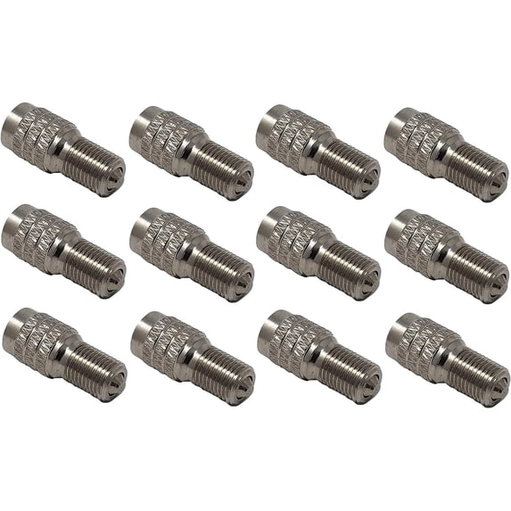 Pack of 12 Double Seal Flow Through Valve Stem Extension Tire Caps ...