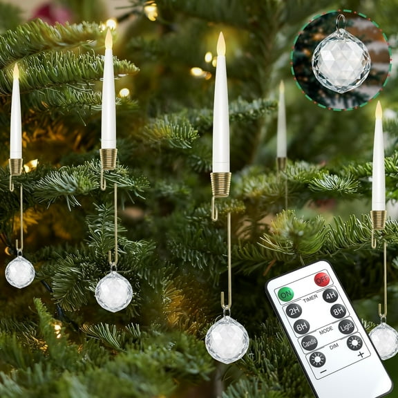 Timer Tea Lights Candles Battery Operated, 6H Built-in, Auto On Daily ...