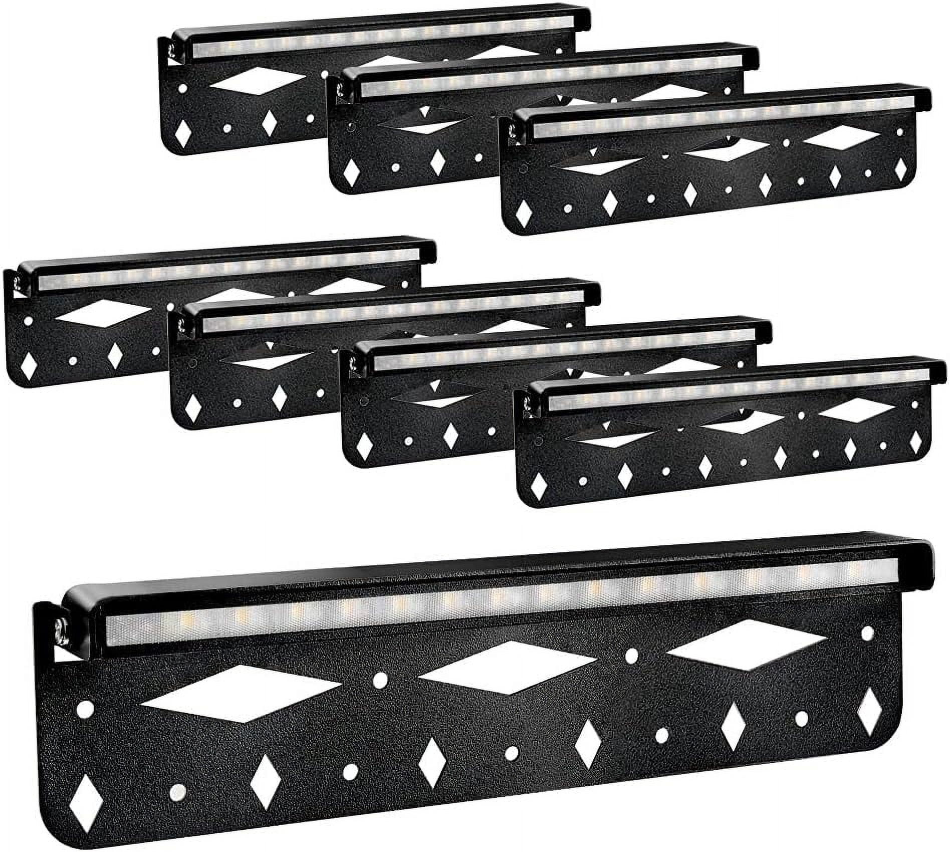 Pack 12 Inch LED Hardscape Lighting, 3W Retaining Wall Lights IP65 ...