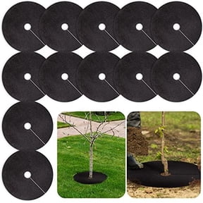 Shop Tree Mulch Rings and Weed Barrier Mats for Garden Protection