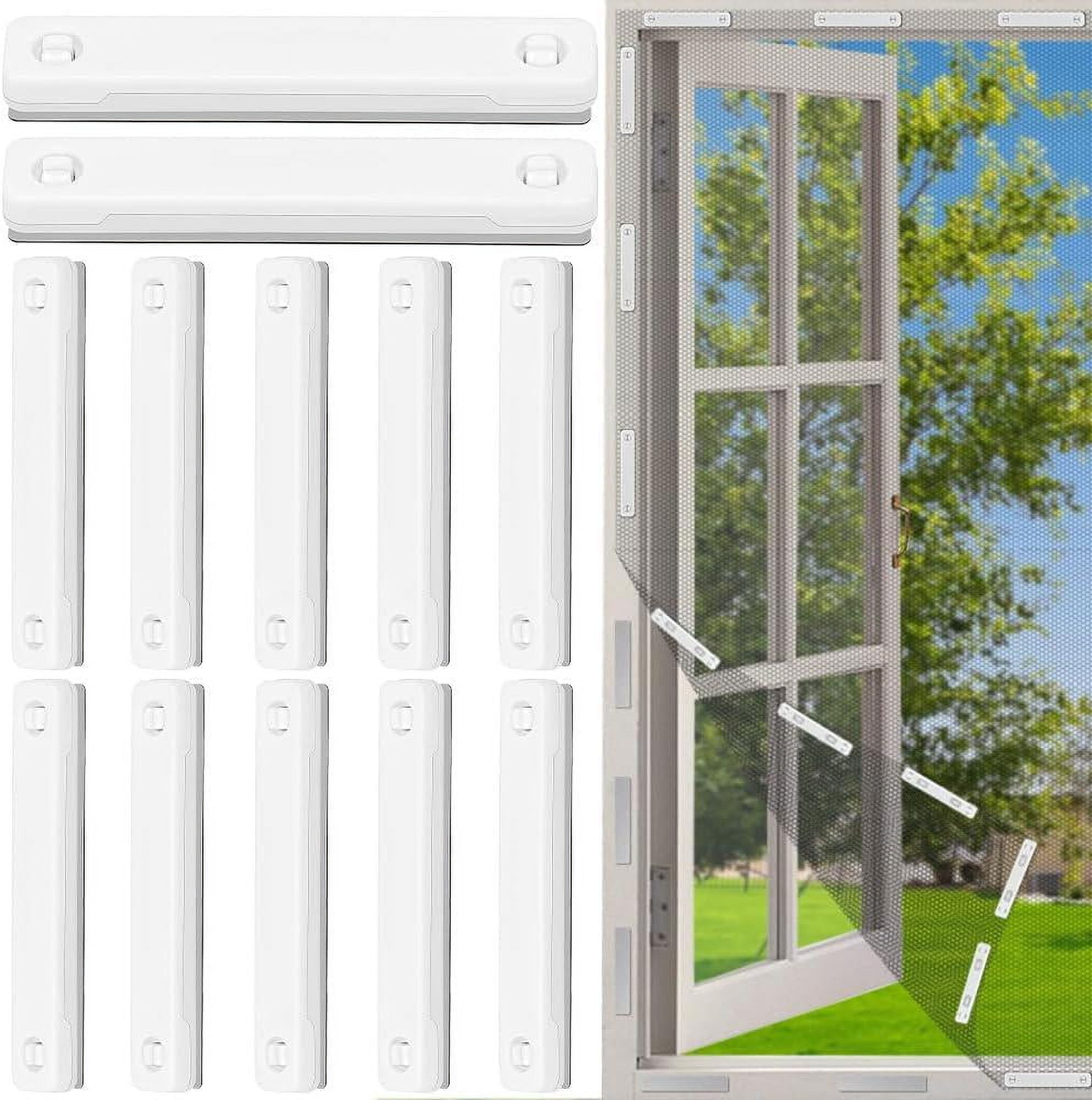 Pack of 12 magnets for fly screens windows, fly screen clips, self ...